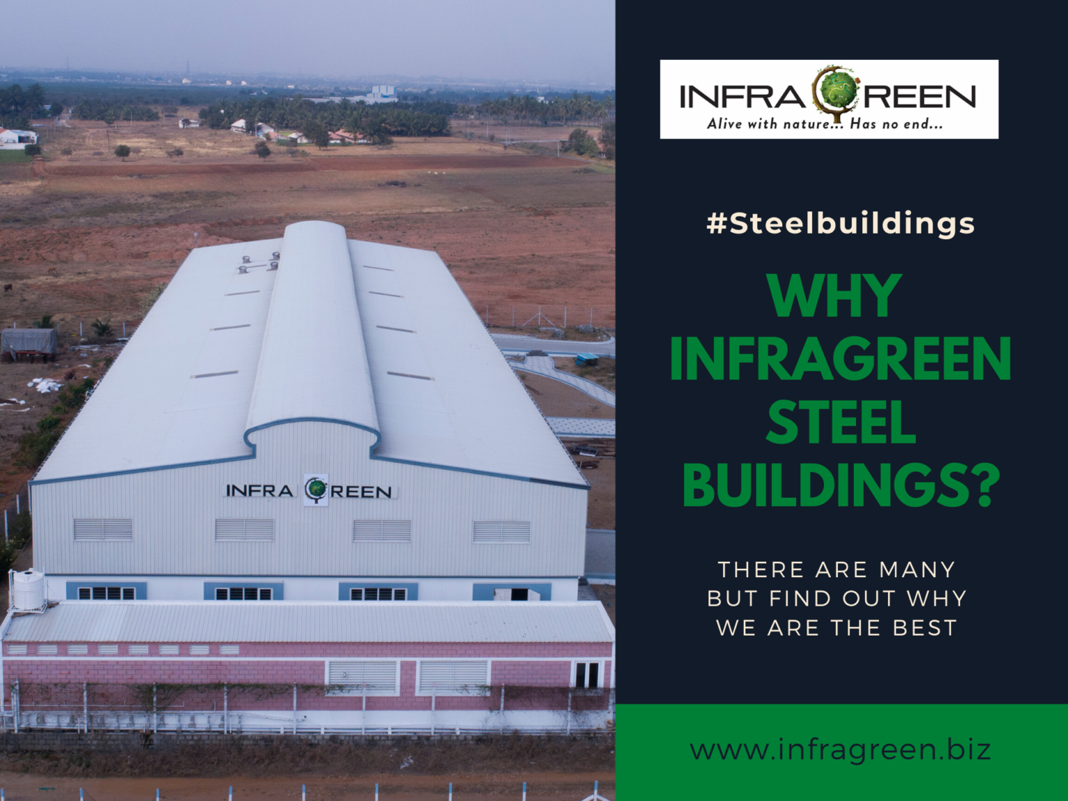 Why infra green for Pre Engineered steel buildings | Steel Buildings ...
