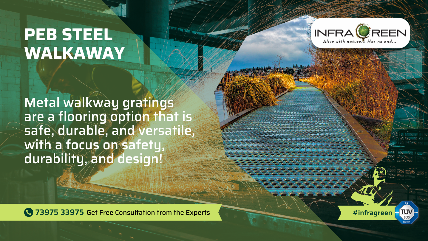 Fabrication of steel walkway and platform | Steel Buildings Construction